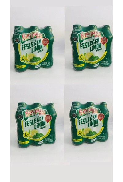 Beypazarı Fesleğen ve Limon Aromalı Maden Suyu 6'lı 200 ml Beypazarı Fesleğen ve Limon Aromalı Maden Suyu 6'lı 200 ml