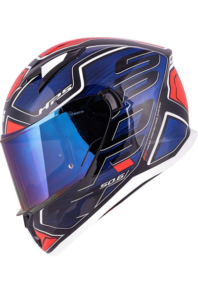 Givi Sport Deep Mavi-Kırmızı Kask