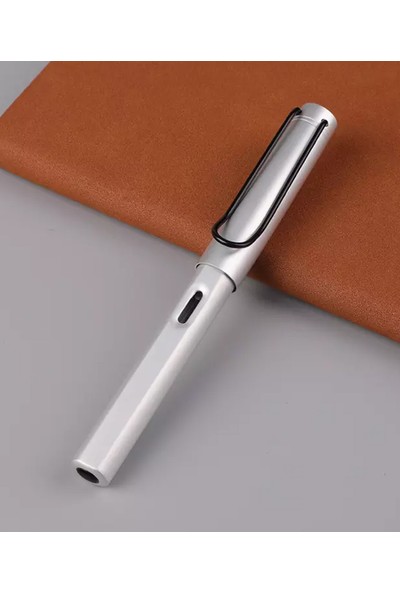 Vox F Uç Piston Mekanizmalı Dolma Kalem Gri