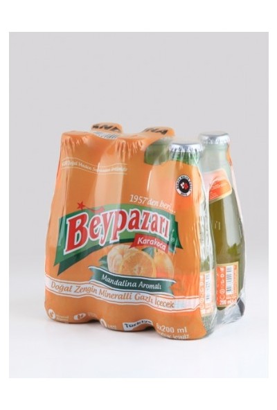 Beypazarı Mandalina Aromalı Maden Suyu 6'lı 200 ml
