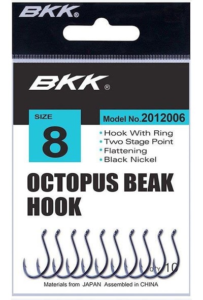 Bkk Octobus Beak No.4 Iğne 10' Lu Paket Bkk Octobus Beak No.4 Iğne 10' Lu Paket