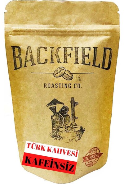 Backfield Roasting Co. Kafeinsiz Türk Kahvesi 1000 gr Backfield Roasting Co. Kafeinsiz Türk Kahvesi 1000 gr