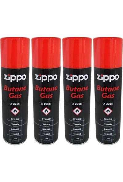 Zippo 4 Adet Gazlı ve Pürmüz Çakmaklar Için Butane Çakmak Gazı Zippo 4 Adet Gazlı ve Pürmüz Çakmaklar Için Butane Çakmak Gazı