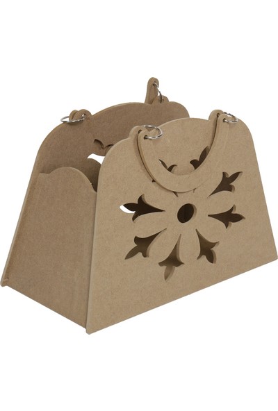 Buradadavar Hobi Ahşap Kulplu Dekoratif Gazetelik 41 x 26 x 25 cm Buradadavar Hobi Ahşap Kulplu Dekoratif Gazetelik 41 x 26 x 25 cm