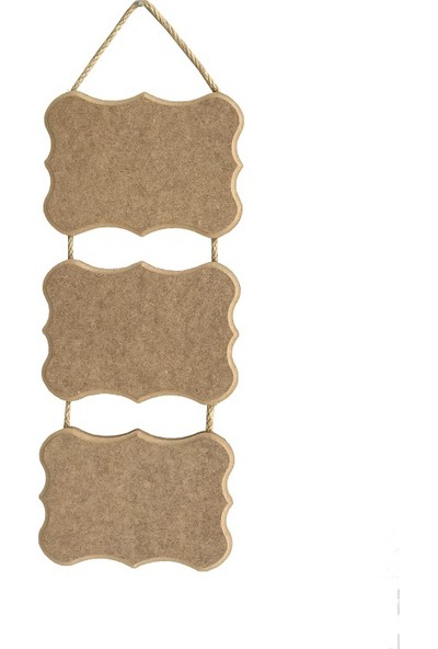 Buradadavar Hobi Ahşap Dekoratif Kapı Askılığı 14 x 40 cm