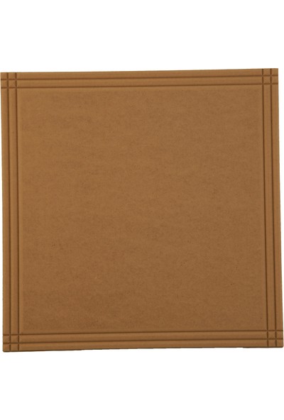 Buradadavar Hobi Ahşap Kare Çizgili Pano 35 x 35 cm Buradadavar Hobi Ahşap Kare Çizgili Pano 35 x 35 cm