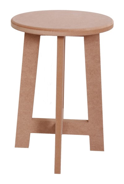 Buradadavar Hobi Ahşap Boyanabilir Yuvarlak Tabure 30 x 30 x 42 cm Buradadavar Hobi Ahşap Boyanabilir Yuvarlak Tabure 30 x 30 x 42 cm