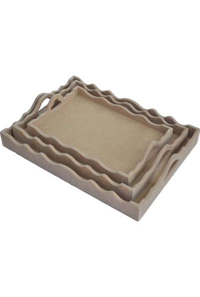 Buradadavar Hobi Ahşap Boyanabilir 3'lü Dik Tepsi Buradadavar Hobi Ahşap Boyanabilir 3'lü Dik Tepsi