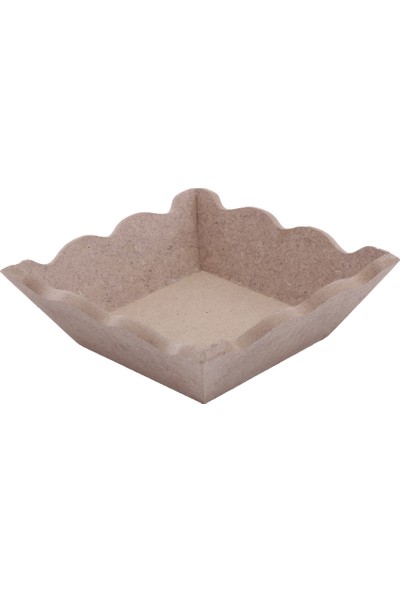Buradadavar Hobi Ahşap Boyanabilir Kare Çerezlik 13 x 13 x 5 cm Buradadavar Hobi Ahşap Boyanabilir Kare Çerezlik 13 x 13 x 5 cm