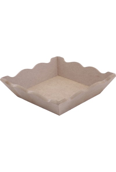 Buradadavar Hobi Ahşap Boyanabilir Kare Çerezlik 16 x 16 x 5 cm Buradadavar Hobi Ahşap Boyanabilir Kare Çerezlik 16 x 16 x 5 cm