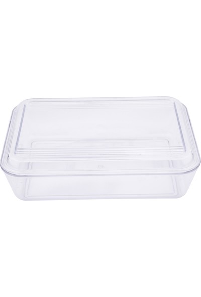 Ufresh Şeffaf Dikdörtgen Kapaklı Pe Plastik Kap 1kg Hacimli 10 Adet Ufresh Şeffaf Dikdörtgen Kapaklı Pe Plastik Kap 1kg Hacimli 10 Adet