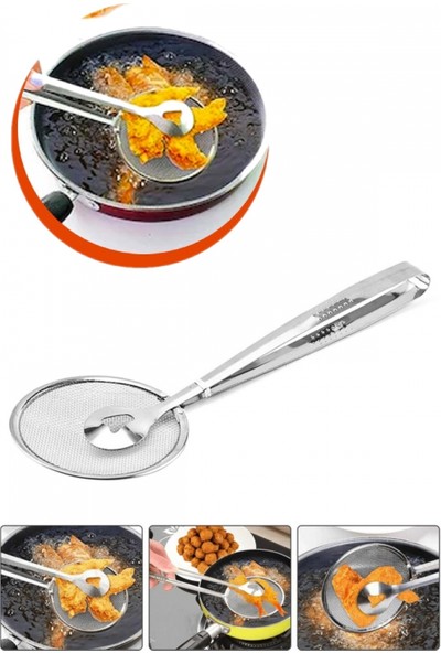 Tilbe Home Kızartma Maşası Kevgir Çelik Patates Kızartma Tenceresi Yağ Süzgeçli Haşlama Maşası Tilbe Home Kızartma Maşası Kevgir Çelik Patates Kızartma Tenceresi Yağ Süzgeçli Haşlama Maşası