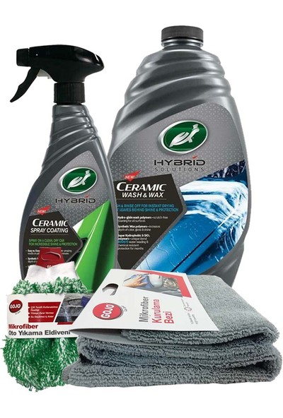 Turtle Wax Hibrid Seramik Yıkama & Boya Koruma Seti Turtle Wax Hibrid Seramik Yıkama & Boya Koruma Seti