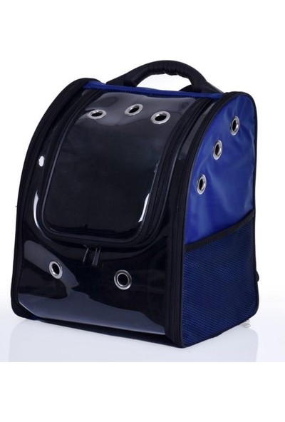 Tam İthalat Kedi Köpek Taşıma Sırt Çantası Astronot Çanta - Lacivert Tam İthalat Kedi Köpek Taşıma Sırt Çantası Astronot Çanta - Lacivert
