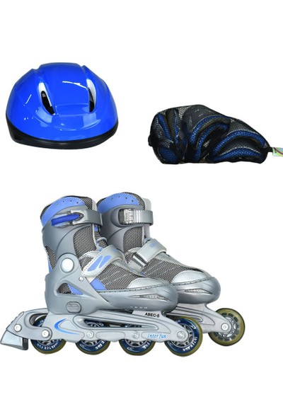 Furkan Işıksız Paten Set 31-34 Mavi