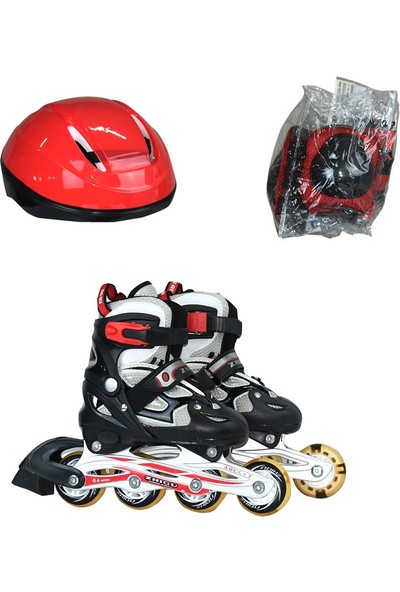 Furkan Işıklı Paten Set 31-34 Gri