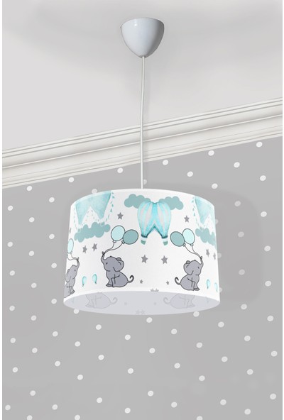 Bebişim Halı Sevimli Fil Bİ195 Çocuk Odası Sarkıt Avize