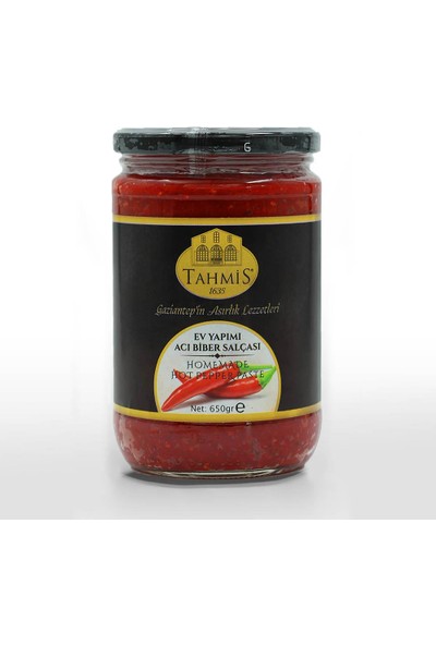 Tahmis Acı Biber Salçası Ev Yapımı 650 gr