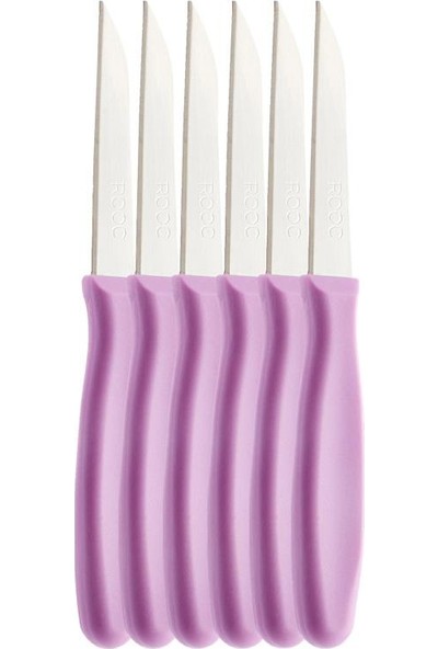 Rooc Meyve Bıçağı 6 Adet Zarif Serisi Rooc Meyve Bıçağı 6 Adet Zarif Serisi