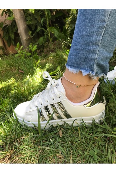 Yasmin Bijuteri Incili Kelebekli Zincir Halhal Yasmin Bijuteri Incili Kelebekli Zincir Halhal