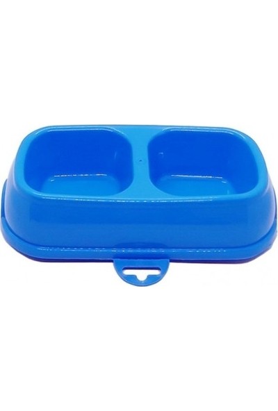 Blue Home's Çift Bölme Mama ve Su Kabı Küçük Boy