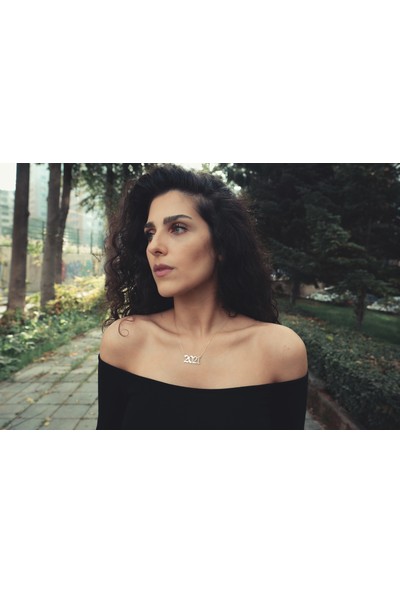 Jforus Gümüş Yıl/tarih Kolyesi