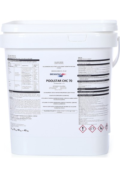 Poolstar %56'lık Toz Klor 25 kg