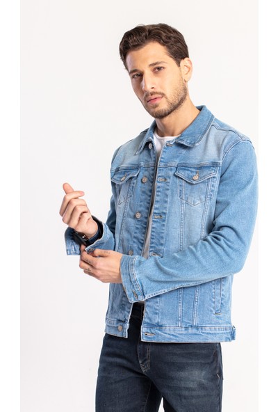Denimaj Falcao Denim Ceket Açık Mavi Denimaj Falcao Denim Ceket Açık Mavi