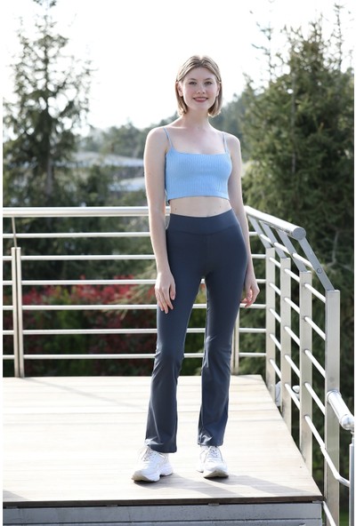 Miss Maral Trend Pantolon Extra Rahat Kalıp Ofiste,sporda,evde-Füme Miss Maral Trend Pantolon Extra Rahat Kalıp Ofiste,sporda,evde-Füme