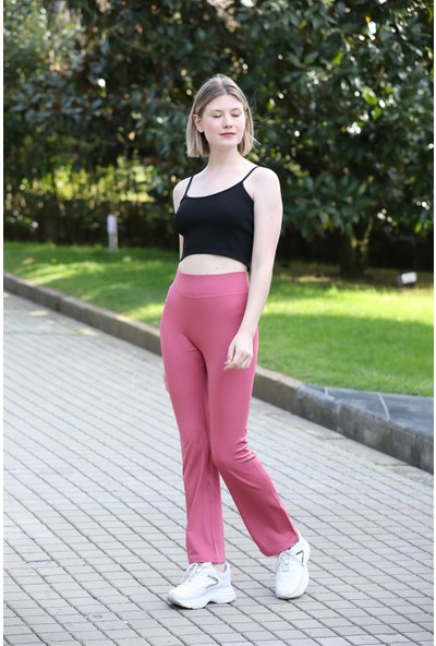 Miss Maral Trend Pantolon Extra Rahat Kalıp Ofiste,sporda,evde-Gül Kurusu Miss Maral Trend Pantolon Extra Rahat Kalıp Ofiste,sporda,evde-Gül Kurusu