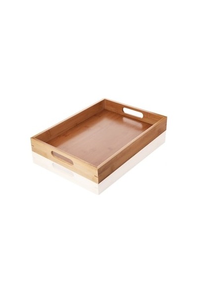 Bambu 40CMX30CMX5,3CM Büyük Tepsi