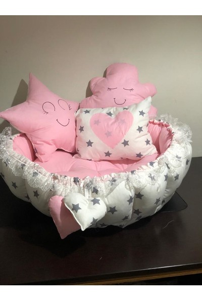 Ss Collection Yuvarlak Babynest - Oyun-Uyku Minderi
