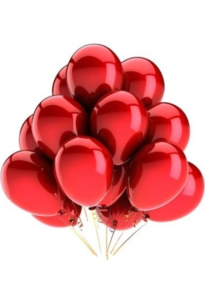 Parti Seza Metalik Kırmızı Balon 100'LÜ Parti Seza Metalik Kırmızı Balon 100'LÜ