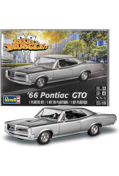Revell Maket Model Kit 66 Pontiac Gto 14479 Revell Maket Model Kit 66 Pontiac Gto 14479