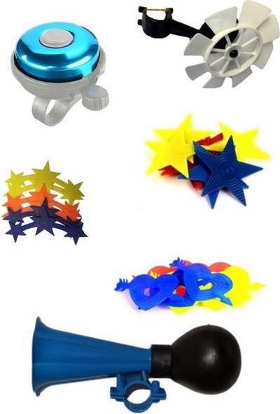 Hellove Fırfır Hediyeli Erkek Çocuklar Için Bisiklet Süsü Seti Bisiklet Kornası Hellove Fırfır Hediyeli Erkek Çocuklar Için Bisiklet Süsü Seti Bisiklet Kornası