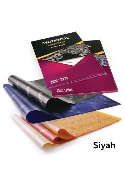 Monopol A3 Karbon Kağıdı Siyah 5 Adet Monopol A3 Karbon Kağıdı Siyah 5 Adet