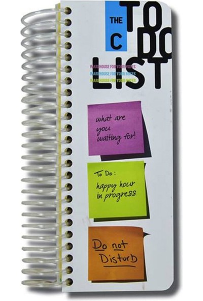 Deffter To Do List 14X20 Small Çizgili Defter Deffter To Do List 14X20 Small Çizgili Defter
