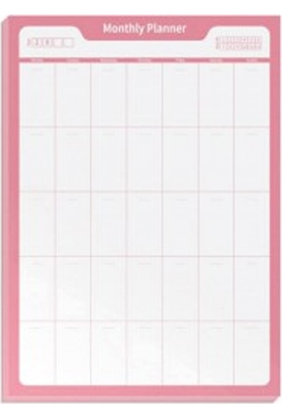 Deffter Masa Üstü Aylık Plan Monthly 50 Yaprak 20 x 28 cm 64727-9 Deffter Masa Üstü Aylık Plan Monthly 50 Yaprak 20 x 28 cm 64727-9