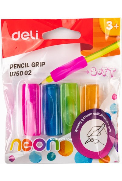 Deli Neon Simli Kalem Tutucu 4'lü U750 02 2275 Deli Neon Simli Kalem Tutucu 4'lü U750 02 2275
