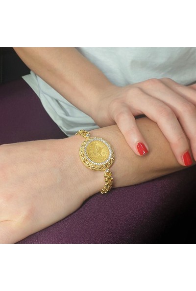 Ukba Gold 8 Ayar Altın Tuğralı Bileklik Ukba Gold 8 Ayar Altın Tuğralı Bileklik