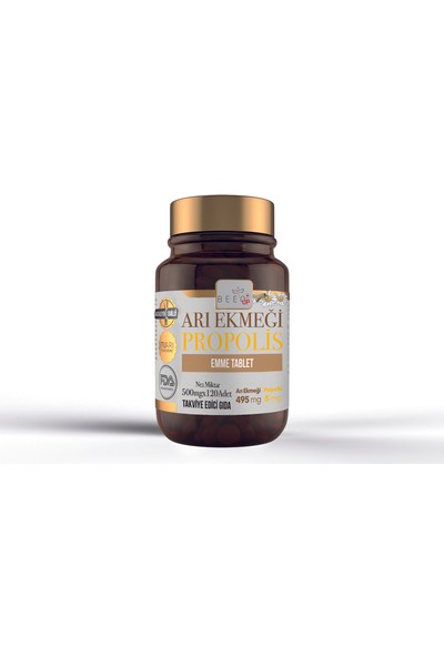 Bee'o Up Arı Ekmeği Propolis Emme Tablet 500 Mg x 120'LI Bee'o Up Arı Ekmeği Propolis Emme Tablet 500 Mg x 120'LI