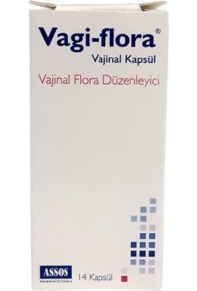 Assos vagi Flora Vajinal Flora Için 14 Kapsül