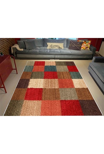 Nirvana Home Kilim - Kare Renkli Otantik Kilim (Ipeksi Bambu Halı ) Nirvana Home Kilim - Kare Renkli Otantik Kilim (Ipeksi Bambu Halı )