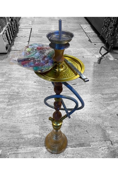 Nargileci Ömer Ahşap Büyük Boy Nargile Seti Sipsi