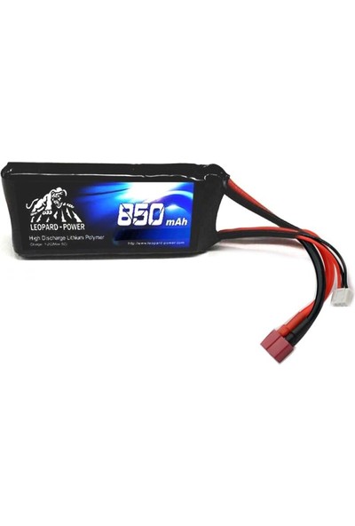 Leopard Power 850 Mah 7,4V 2s 30C Lipo Batarya