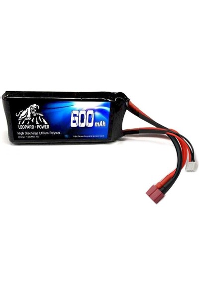 Leopard Power 600 Mah 7,4V 2s 30C Lipo Batarya