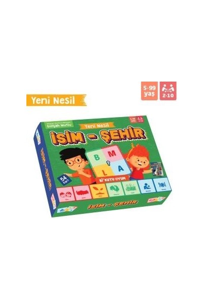 Yeni Nesil Isim Şehir Oyunu - Gülşah Mutlu