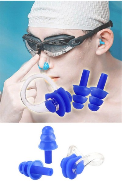 Ramdet Kulak ve Burun Tıkacı Havuz Seti Bonyo Tıkacı Yüzücü Seti