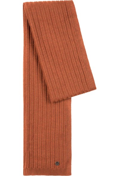 Hemington Terracotta Merino Yün Atkı