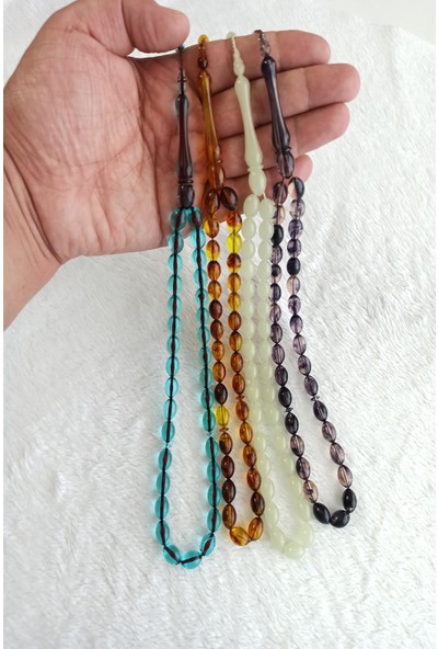 Alanç 3 Adet Sıkma Kehribar 1 Adet Kedi Gözü Sistemli Tesbih